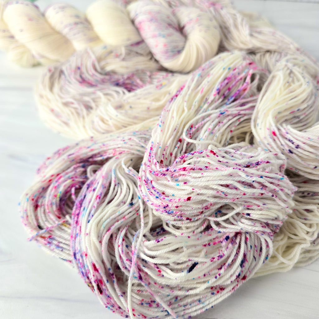 Until there's only one star left - Hand dyed yarn, Fingering Weight, s ...